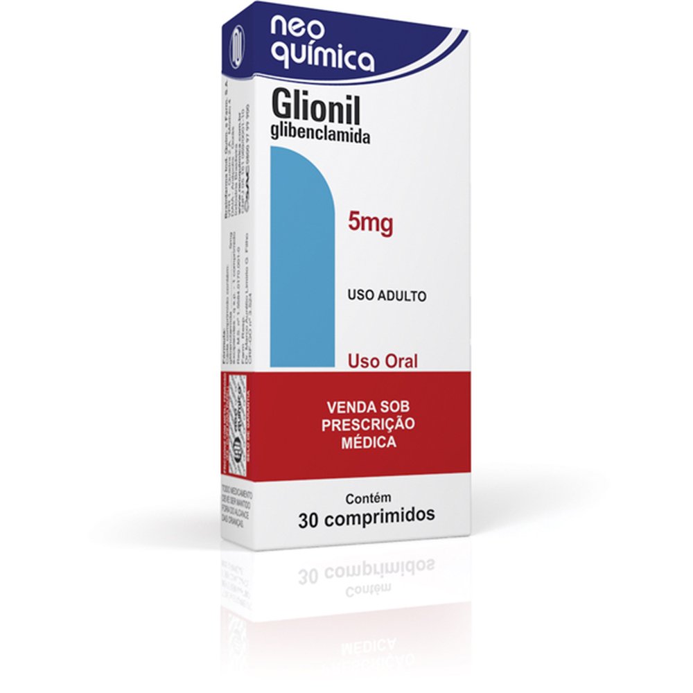 Glionil 5Mg Caixa 30 Comprimido - NEO QUIMICA | Martins Atacado