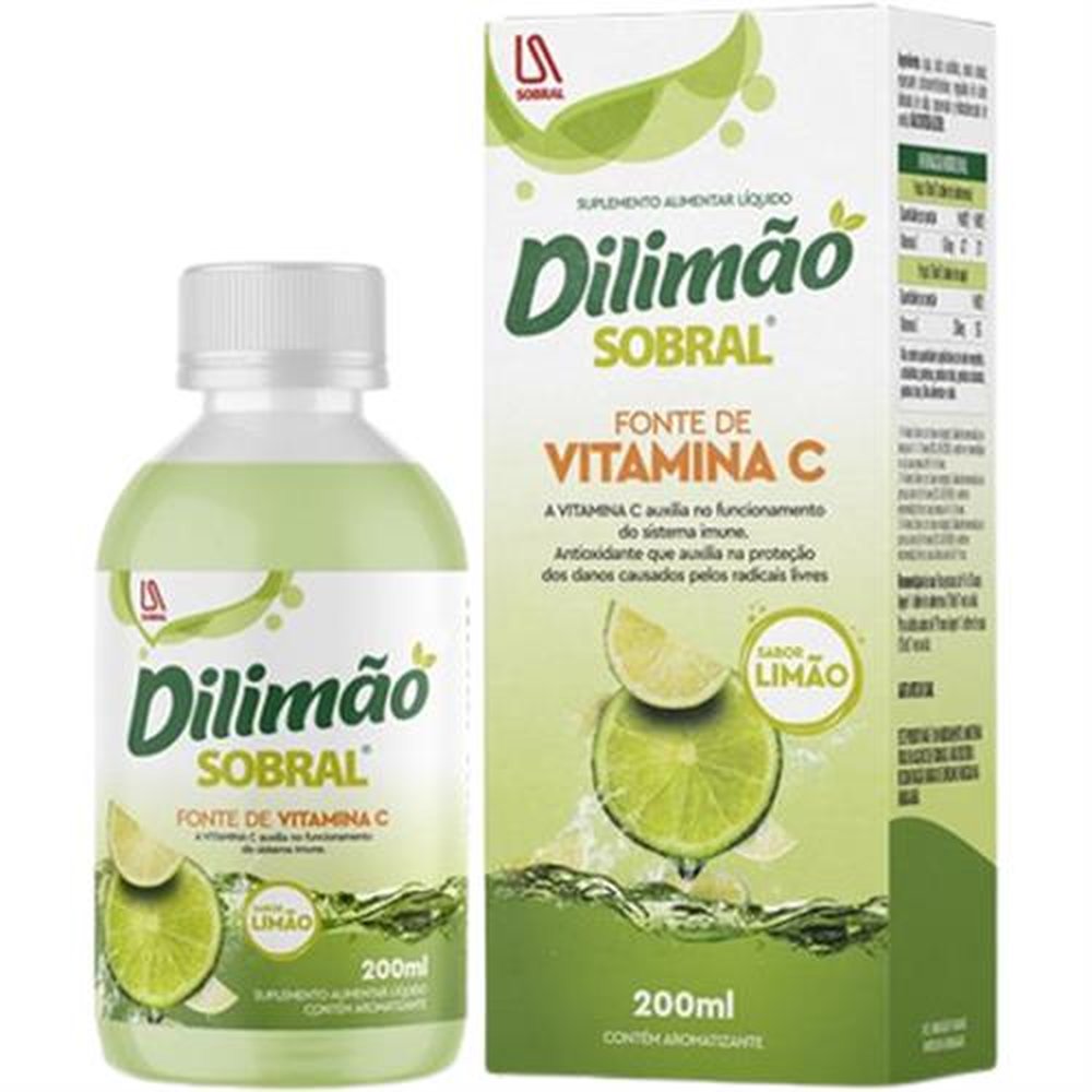 Dilimao Vitamina C Sabor Limao 200Ml - SOBRAL | Martins Atacado