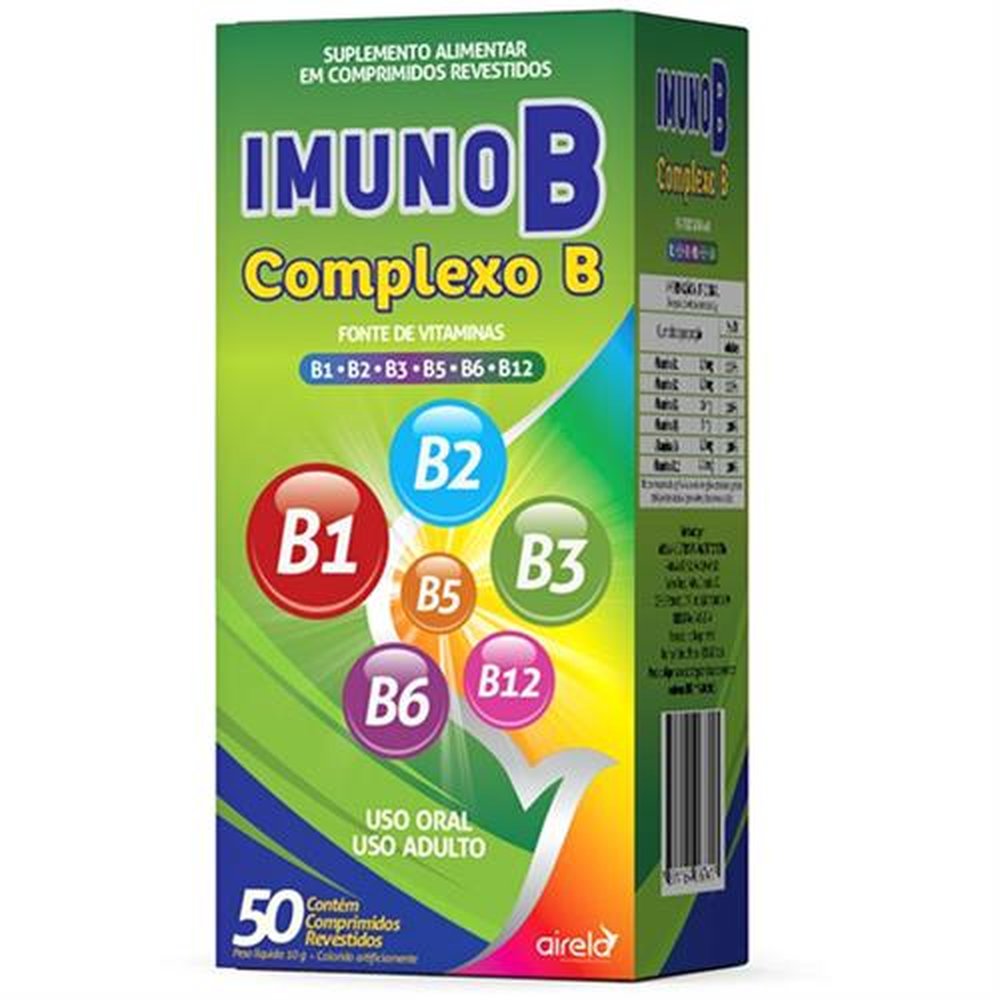 Imuno B Com 50 Comprimido - AIRELA | Martins Atacado