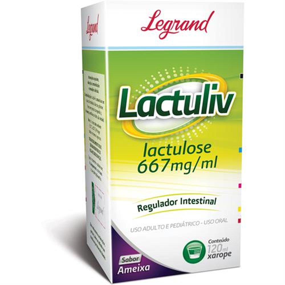 Lactuliv 667Mg Xarope Frasco 120Ml Sabor Ameixa - LEGRAND | Martins Atacado