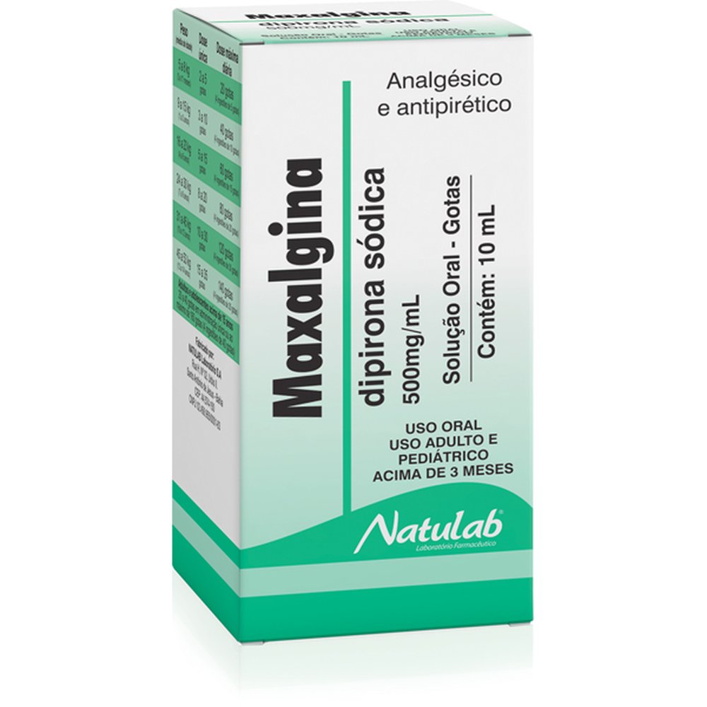 Maxalgina 500Mg Gotas 10Ml - NATULAB | Martins Atacado