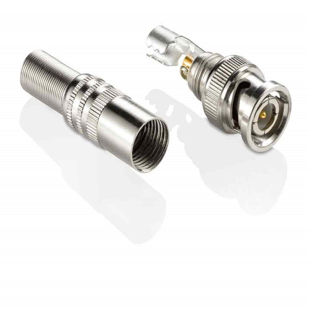 Conector BNC macho com mola 100 unidades - Giga Security - SE130 ...