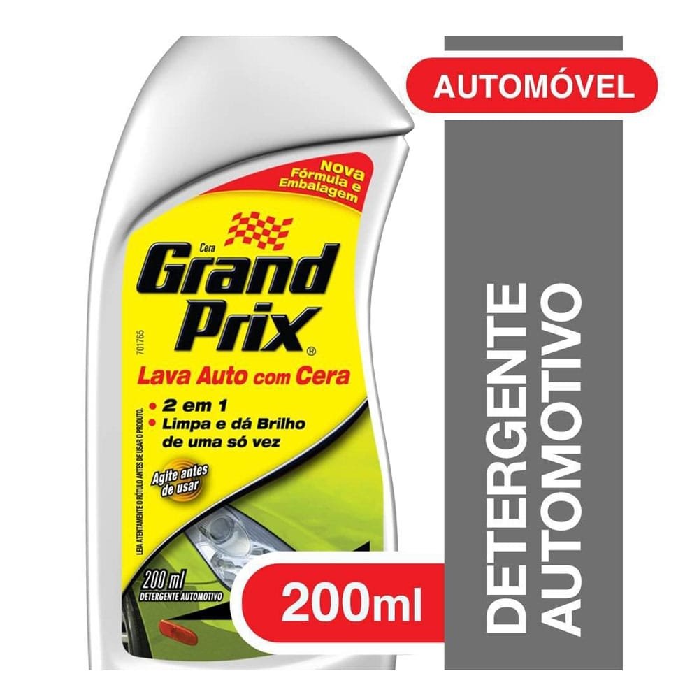 Grand Prix Lava Auto com Cera 200ml | Martins Atacado