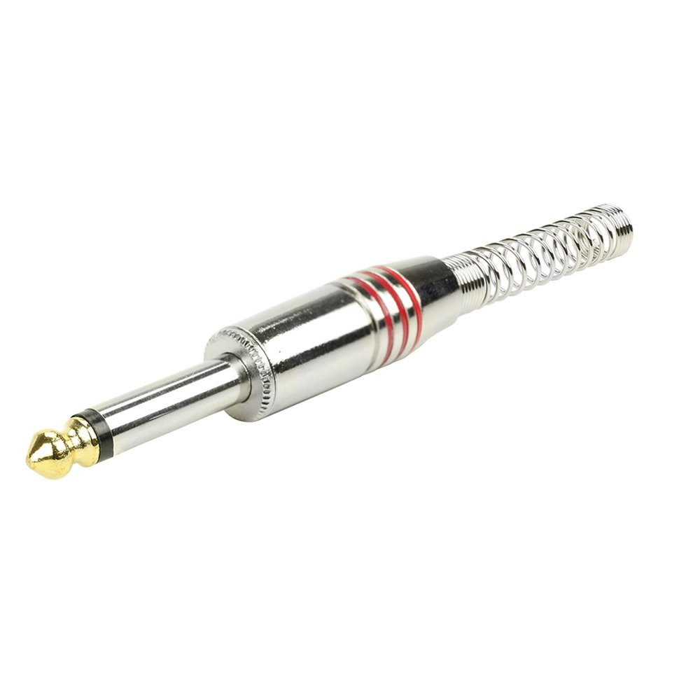 Plug P10 Metal - P10 Com Mola Metal Premium - Vermelho Versão Mono ...