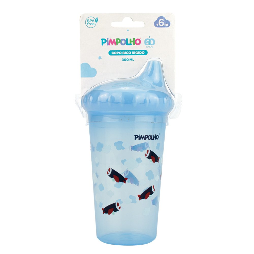 Kit Copo Bico Rígido 300Ml Masculino Pimpolho Com 6 Unidades. | Martins Atacado
