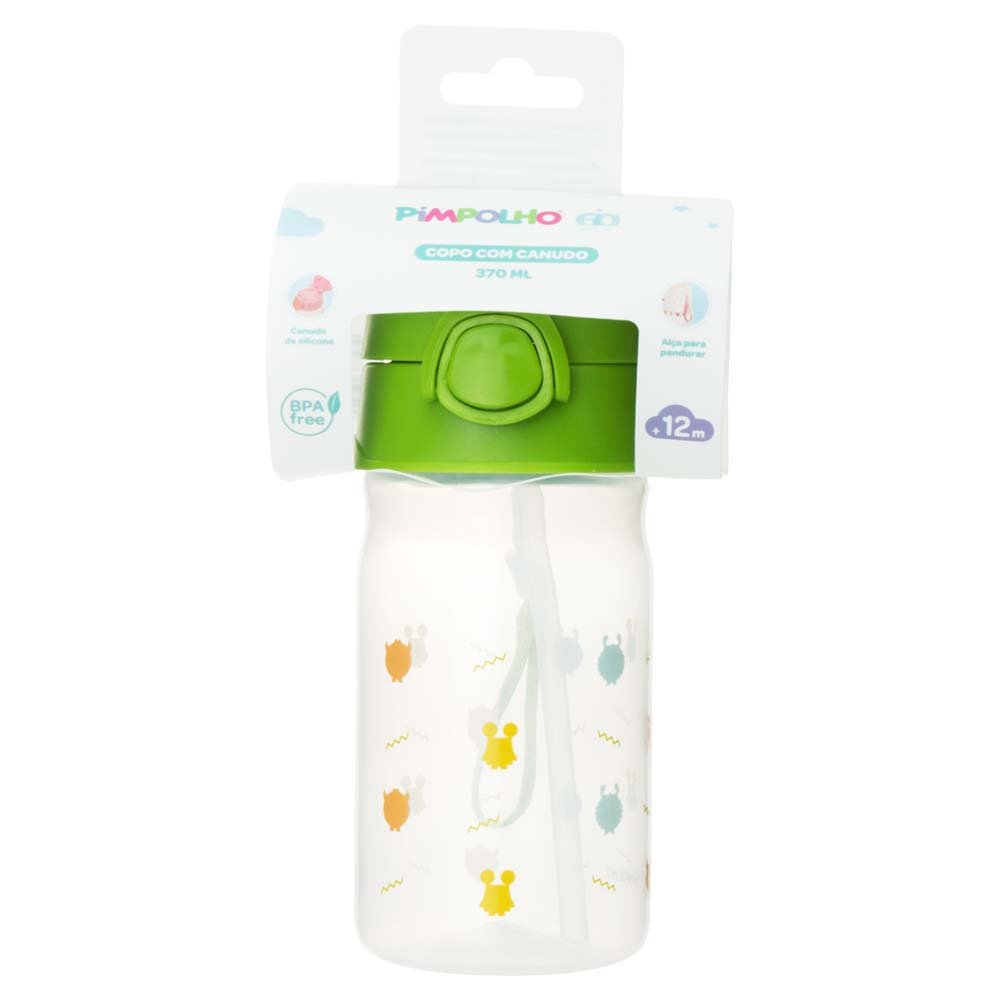 Kit Copo Com Canudo De Silicone 370Ml Masculino Pimpolho Com 1 Unidade. | Martins Atacado