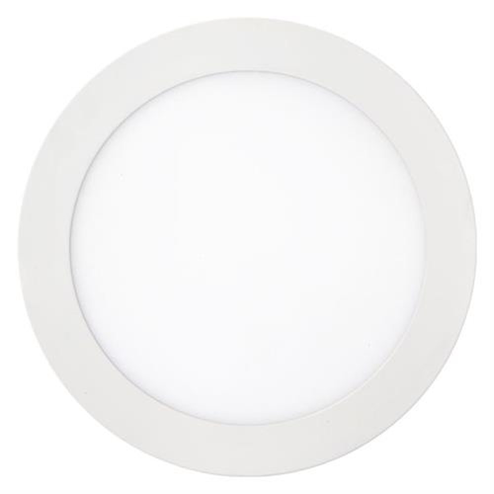 Luminária Led Plafon Slim Redonda Sobrepor 18W 3.000K Branca Quente ...