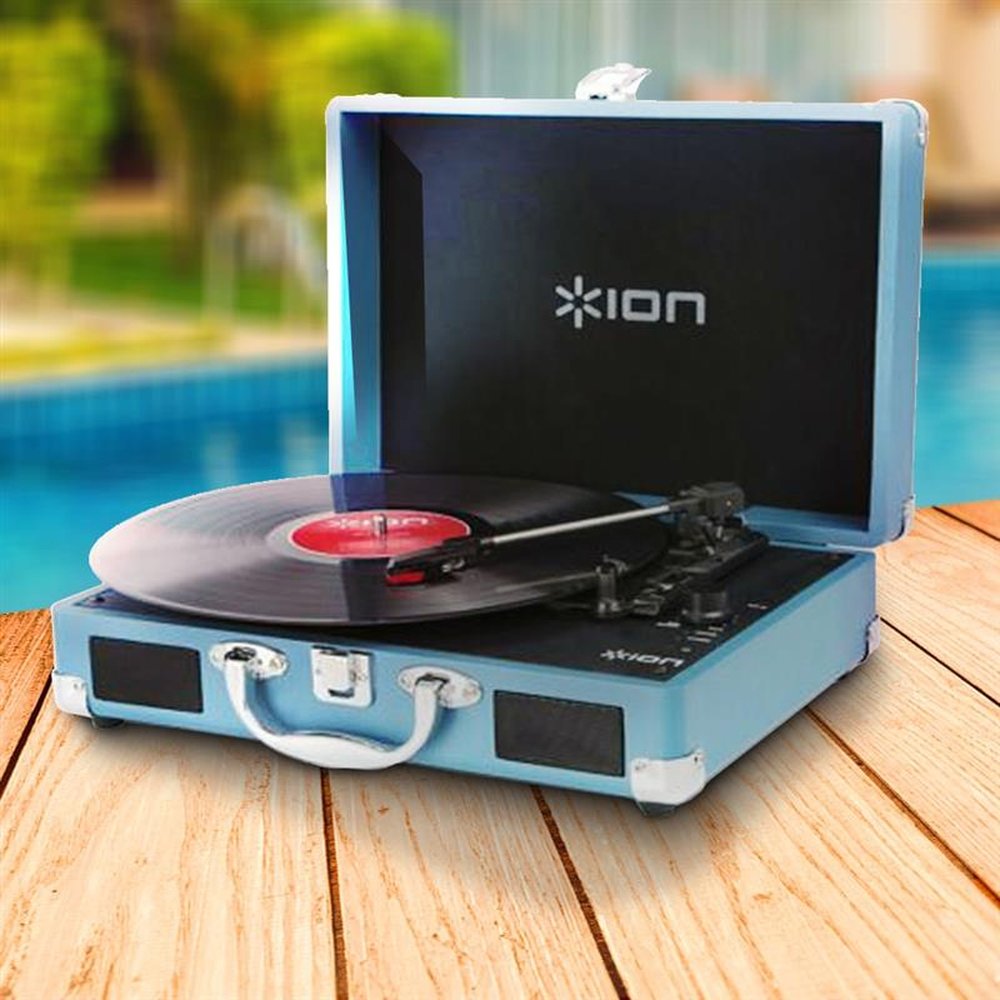 Toca-discos Vinil Portátil Com Conversor Para O Formato Digital Em ...