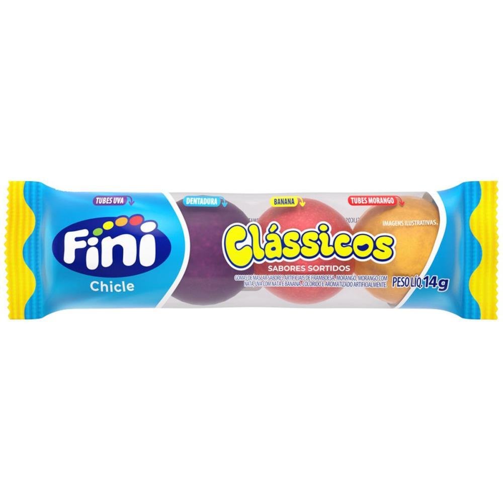 Fini Chicle Classicos 14g - Embalagem com 18 Unidades | Martins Atacado