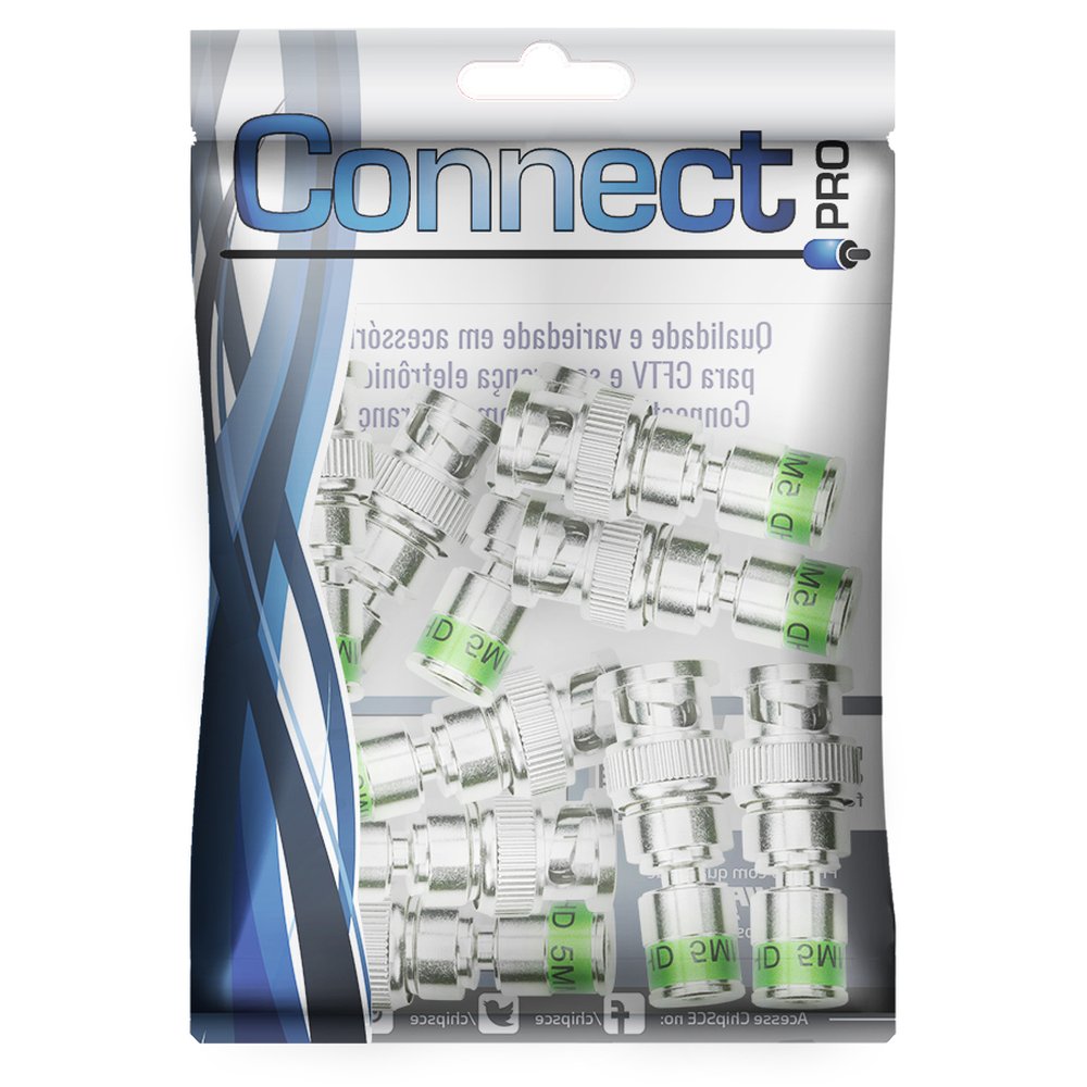 Plug BNC 75 Ohms HD - Profissional - 5MM | Martins Atacado