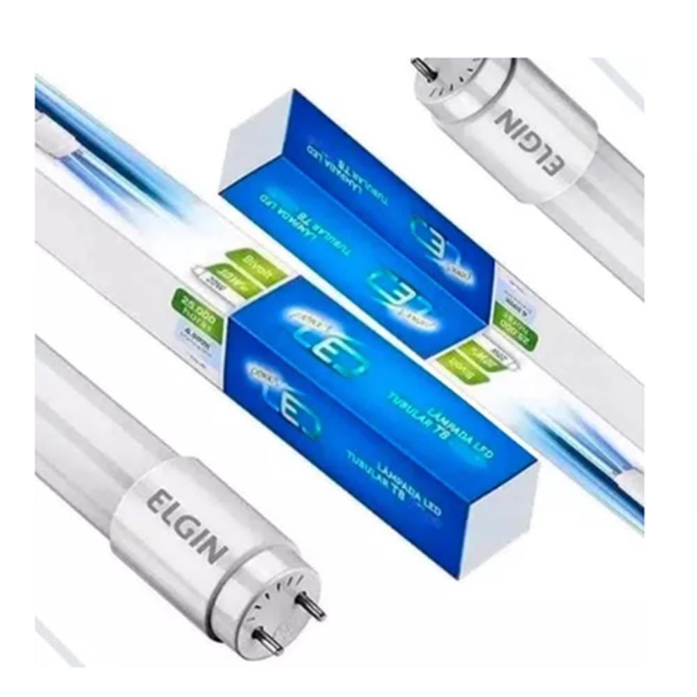 Lampada led tubolar elgin t8 20w 120cm 6500k | Martins Atacado