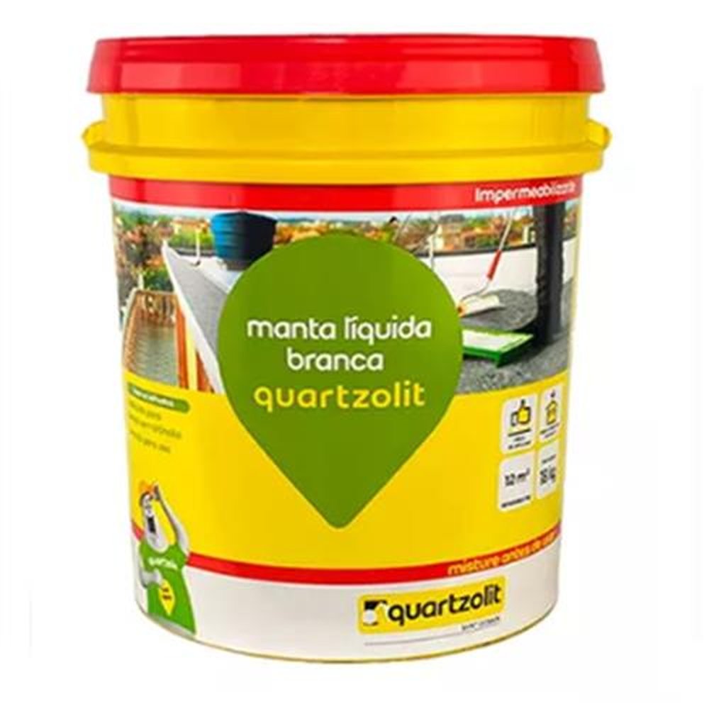 Manta Liquida Branca 18kg Quartzolit | Martins Atacado