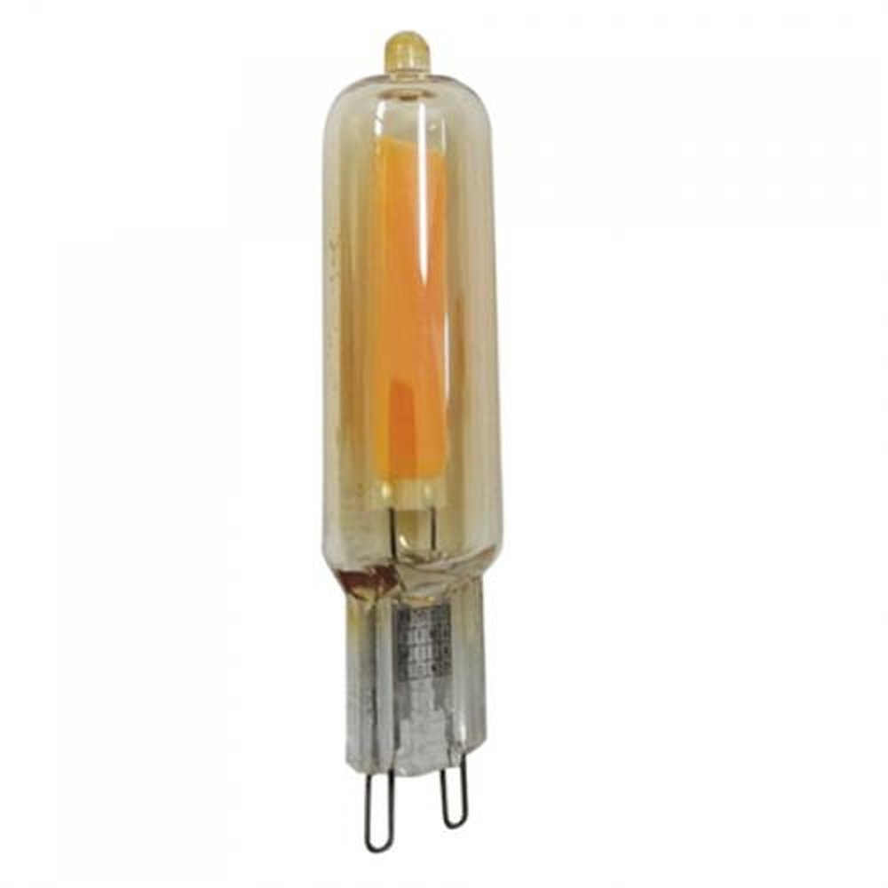 Lâmpada G9 Filamento Led Bulbo Ambar 3W 2200K 127V | Martins Atacado