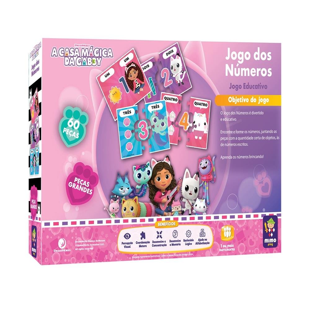 Jogo dos Numeros Casa da Gabby | Martins Atacado