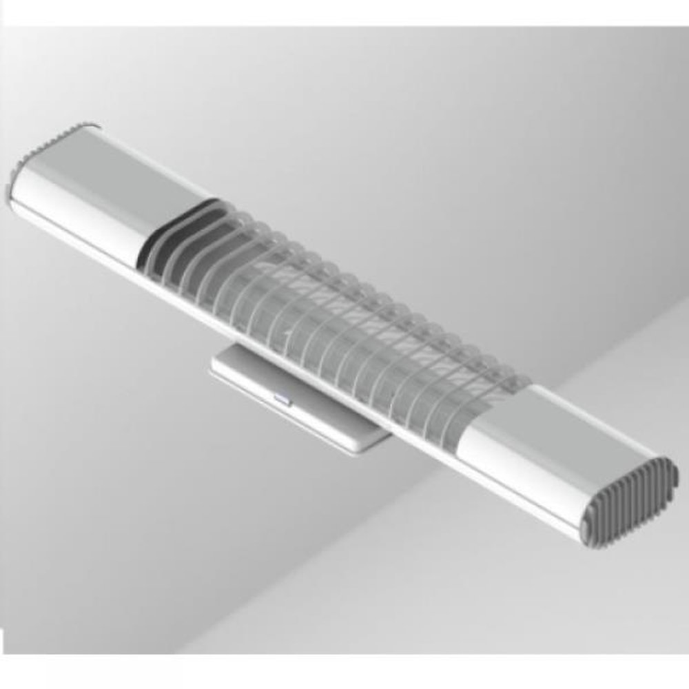 Luminária Aletada 2Xt8 Aco Branca 660X145X75Mm | Martins Atacado