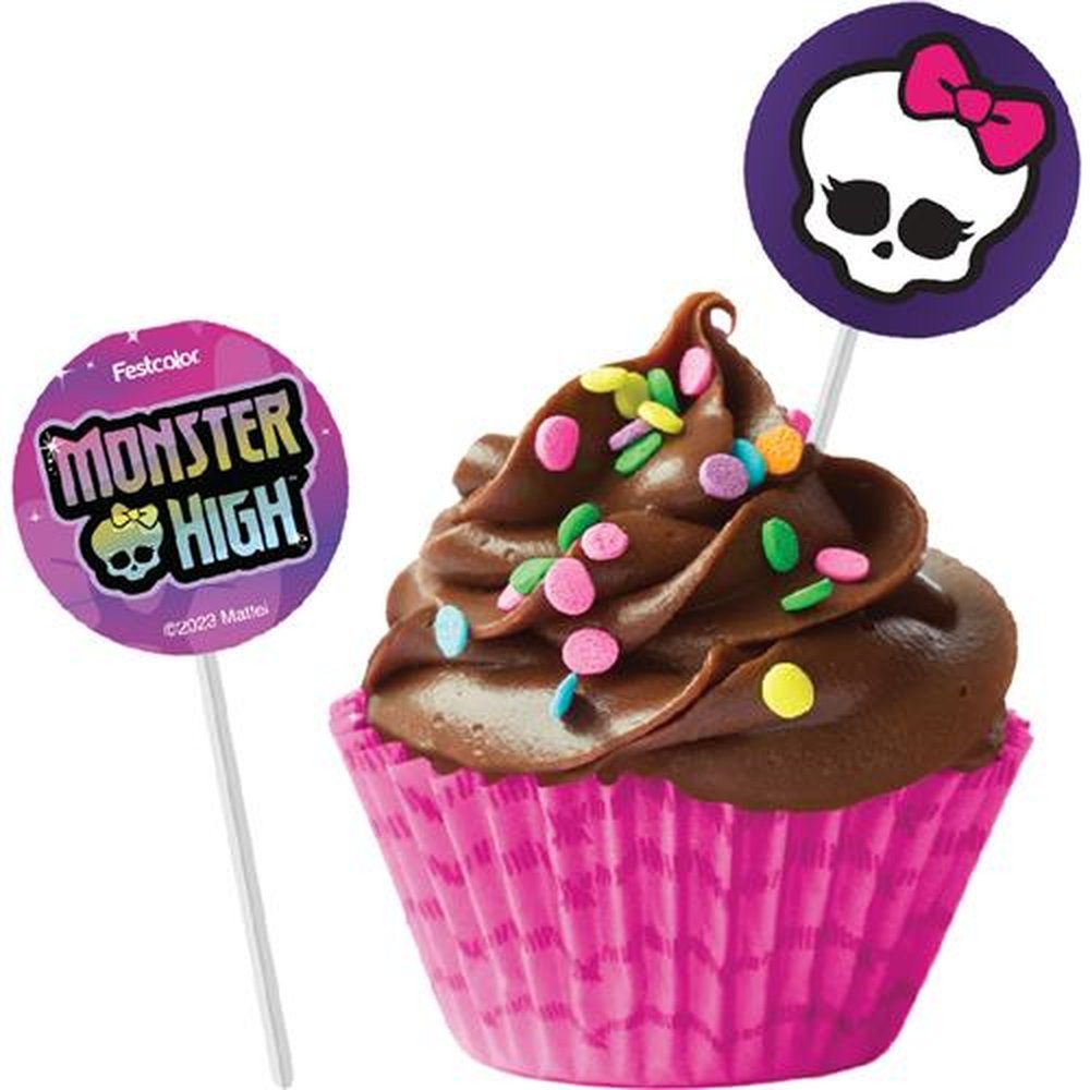 Bandeirinha Para Docinhos Monster High | Martins Atacado