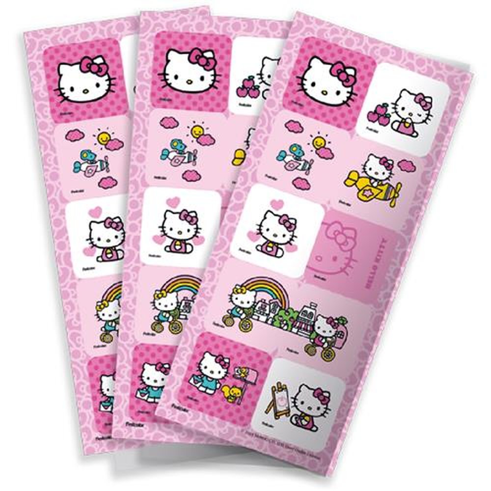 Adesivo Quadrado Hello Kitty Rosa | Martins Atacado