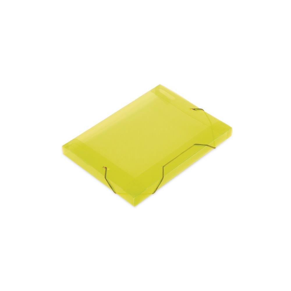 Pasta Escolar Polibras com Aba Soft - Amarelo 30mm | Martins Atacado
