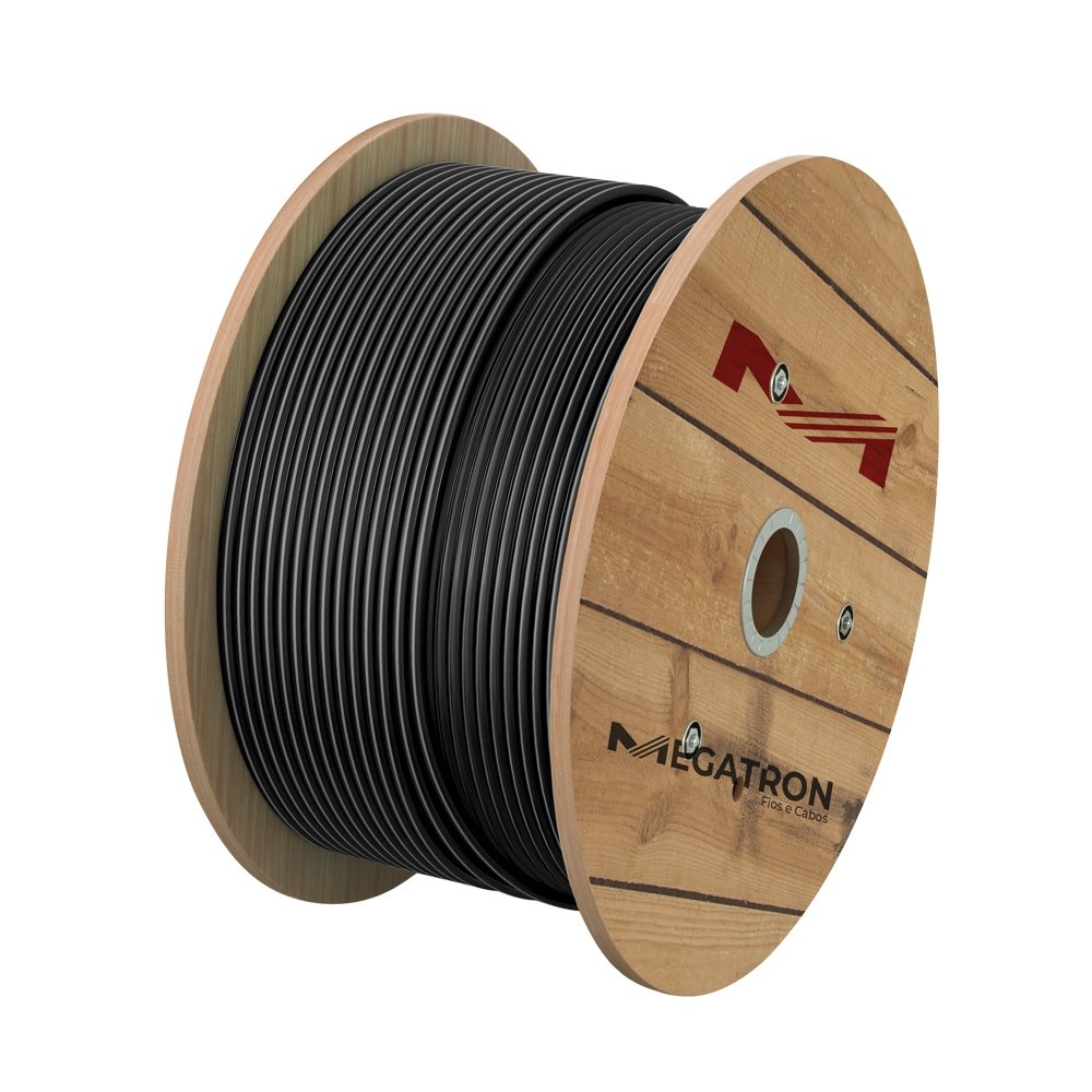 Cabo Flexível Megatron Hepr 0,6/1,0KV 16mmx400m Bobina Preto | Martins ...