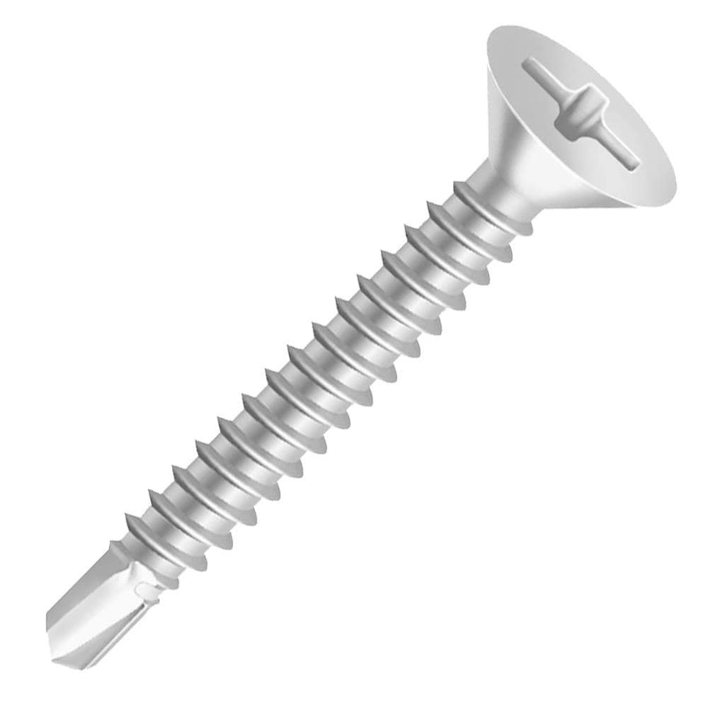 Parafuso Ciser Cabeça Chata Ponta Broca Zincado 4,2x32 - Embalagem com ...