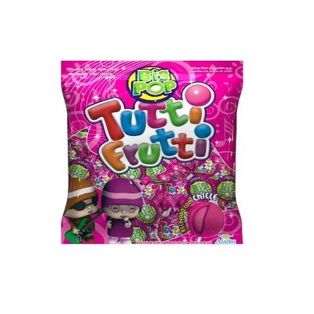 Pirulito Big Pop Tutti Frutti Chicle 50 Unidades | Martins Atacado