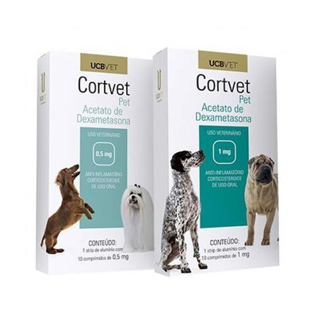 Cortvet Pet 1mg 10 Comprimidos Ucbvet | Martins Atacado