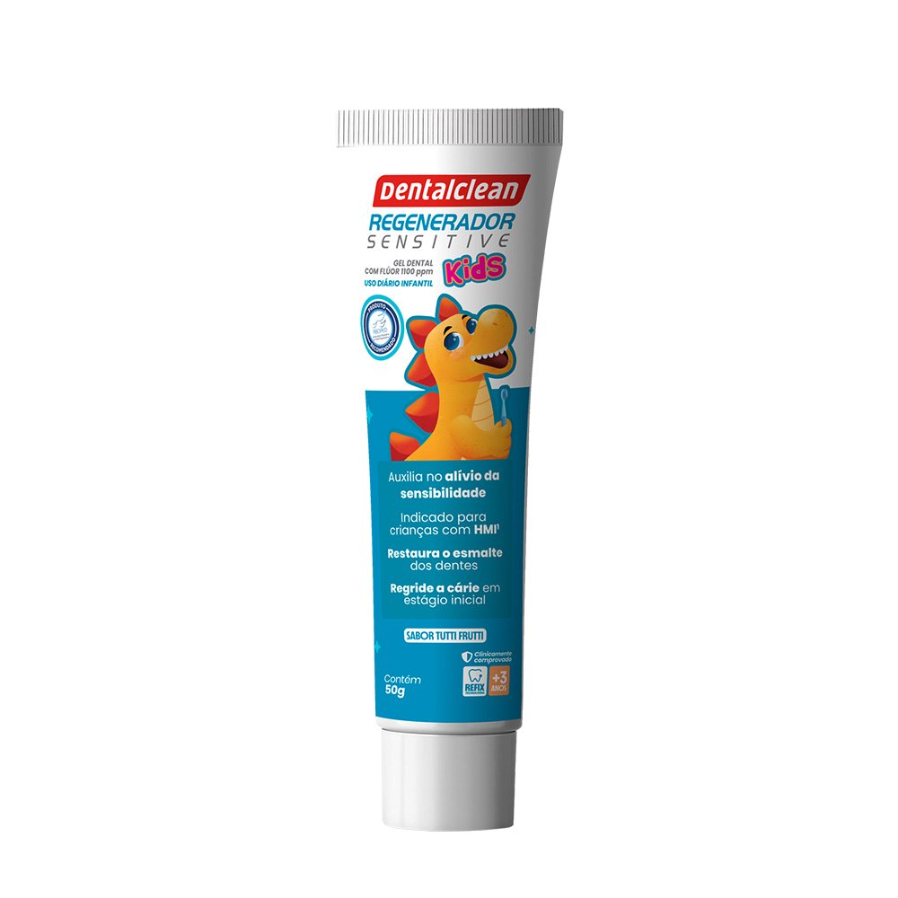 Gel Dental Dentalclean Infantil Regenerador Kids 50G Caixa Com 12 ...