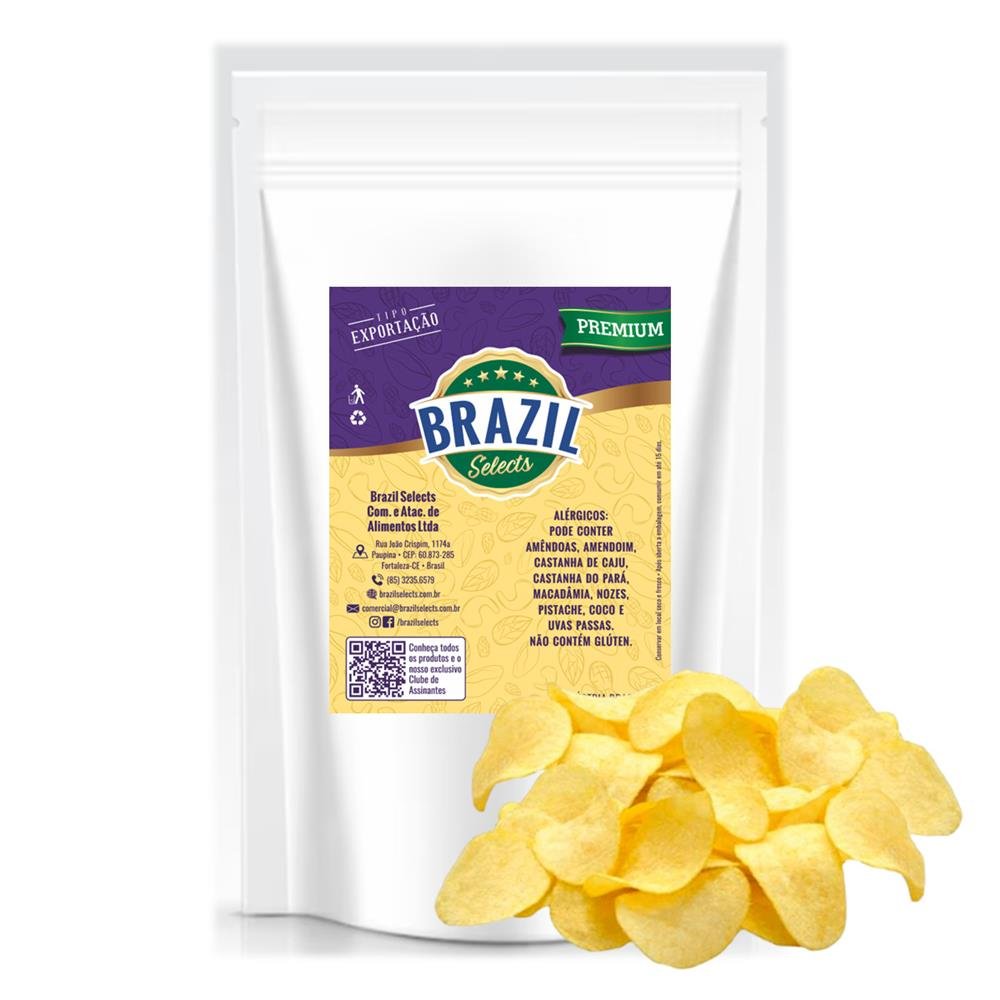 Caixa de Chips de Macaxeira Cebola e Salsa - Contendo 25 Sachês de 60g ...