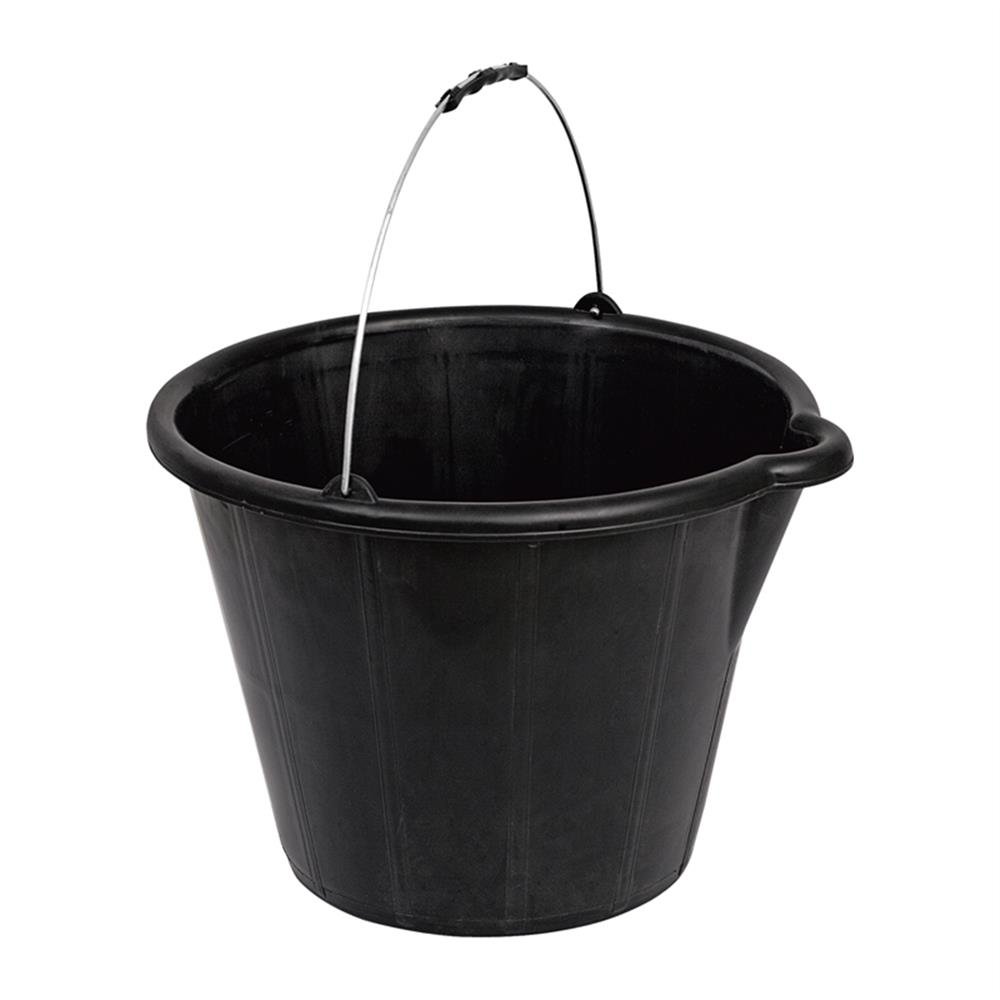 Balde Plastico 12L Preto com Bico Terraplast C6 | Martins Atacado