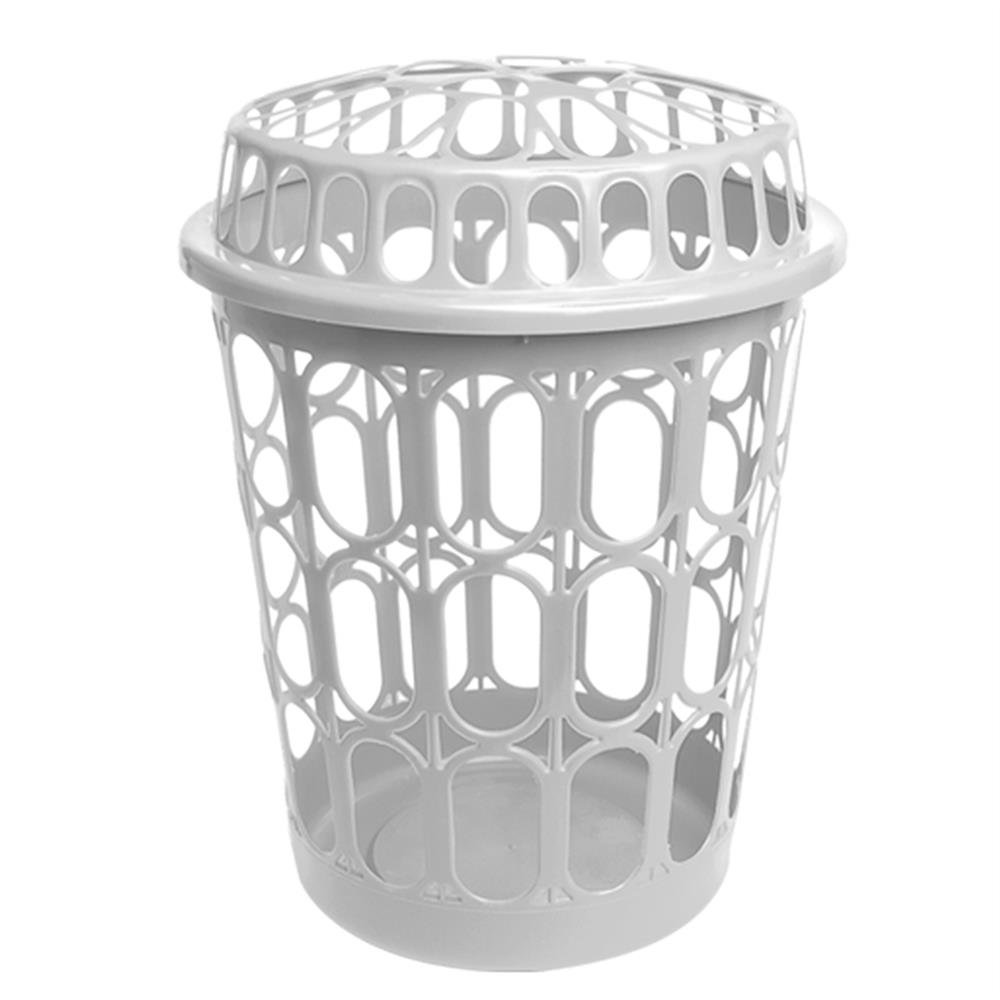 Cesto Roupa Telado 30L Redondo C/Tampa Mb C3 | Martins Atacado