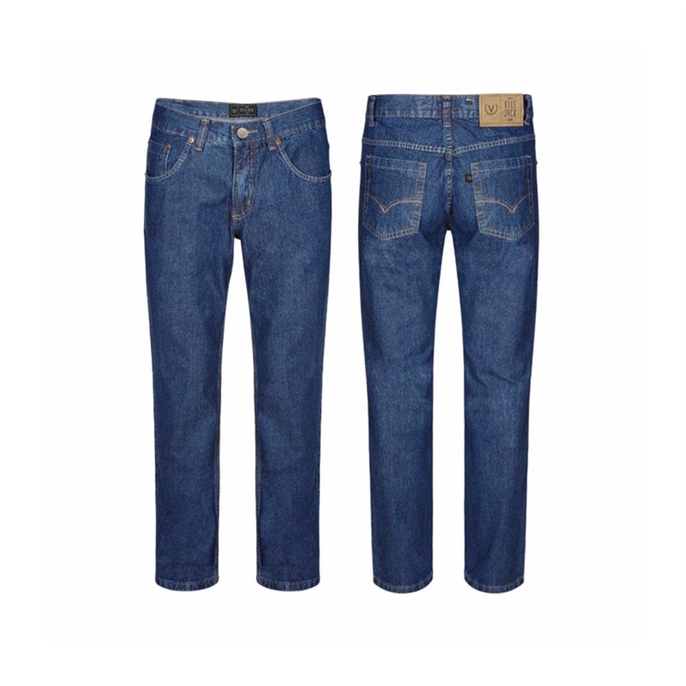 Calça Jeans Masculina Azul 38 Vilejack Martins Atacado