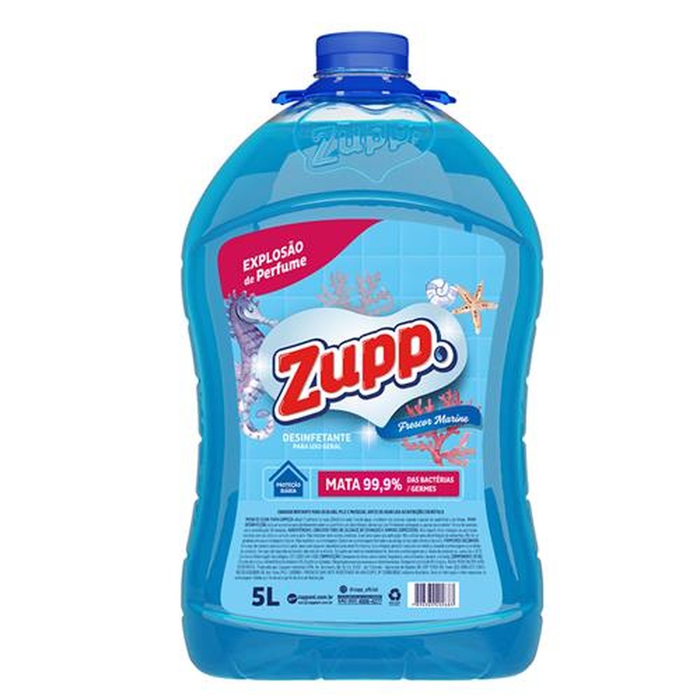 Desinfetante Zupp Frescor Marine 3X5L | Martins Atacado