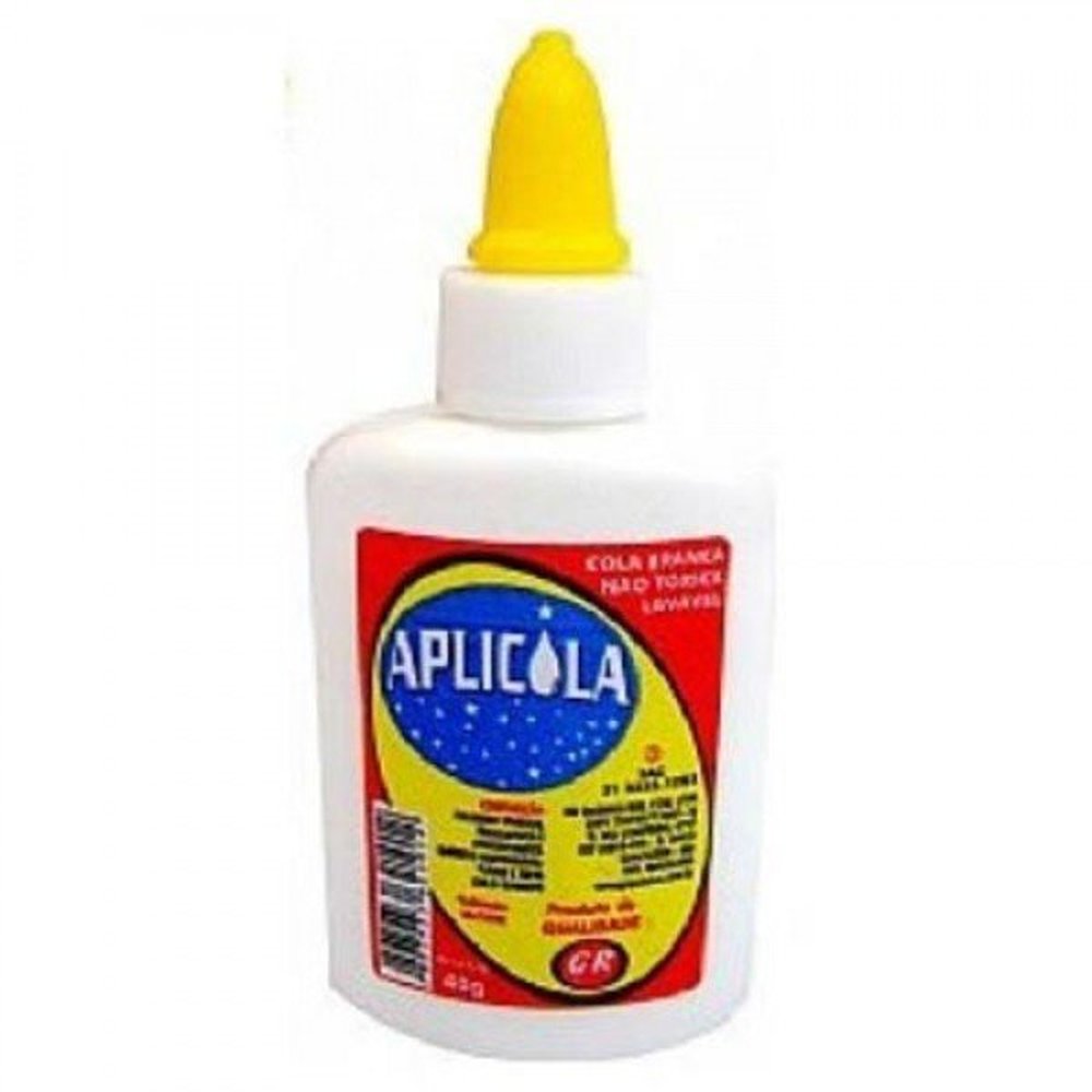 Cola Escolar 40G Branca Aplicola C6 | Martins Atacado