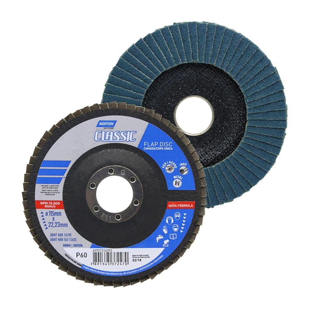 Disco Lixa Flap 4.1/2 060 Classic | Martins Atacado
