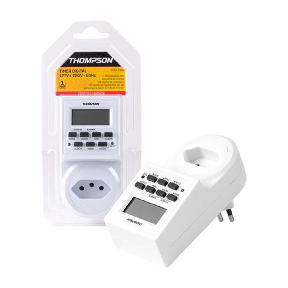 Timer Digital Bivolt Thompson | Martins Atacado