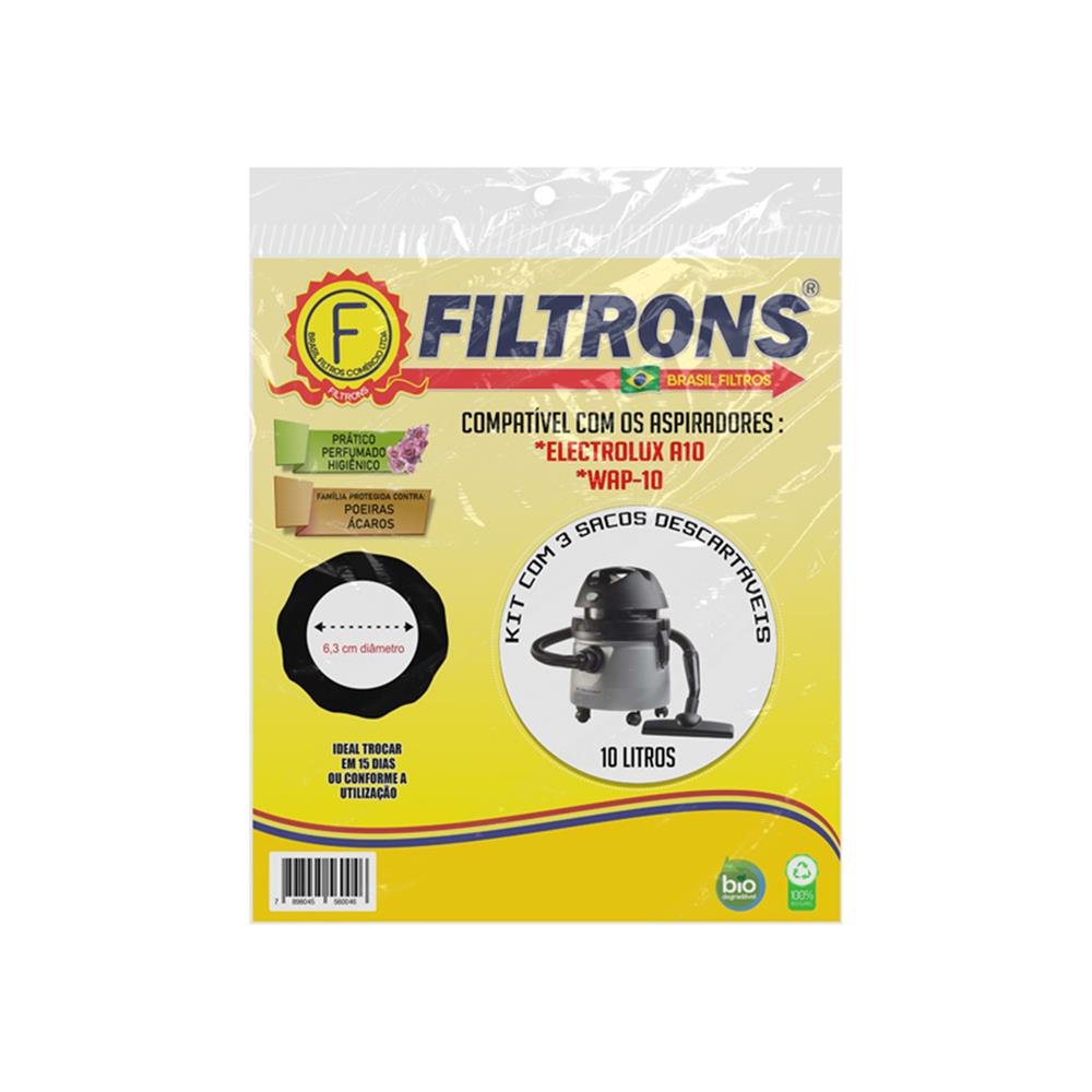 Filtro Aspirador Po Descartavel A10 Electrolux C3 | Martins Atacado