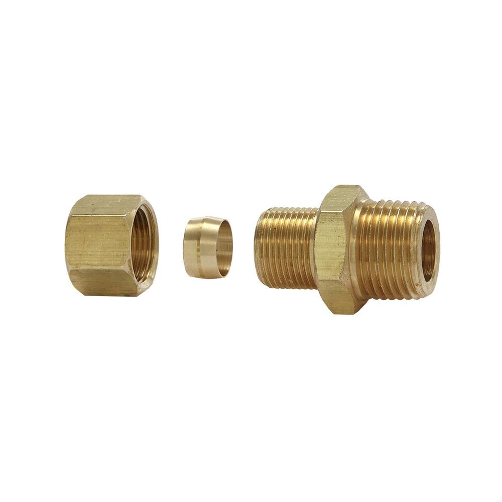 Niple Para Gas 3/8 Npt (M) X 3/8 Tc Com Anilha | Martins Atacado