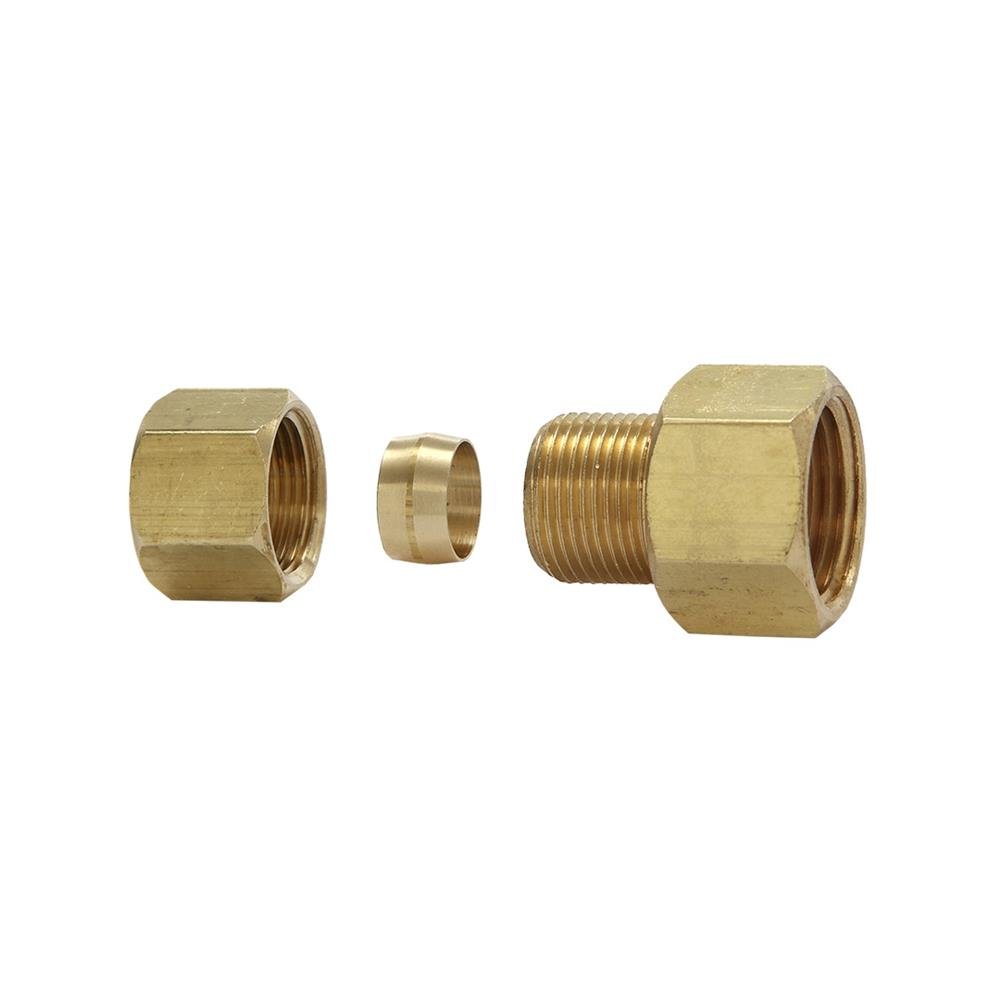 Niple Para Gas 3/8 Npt (F) X 3/8 Tc Com Anilha | Martins Atacado