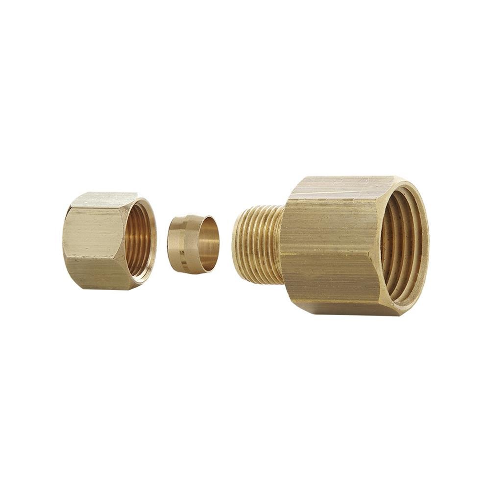 Niple Para Gas 1/2 Bsp (F) X 1/2 Tc Com Anilha | Martins Atacado