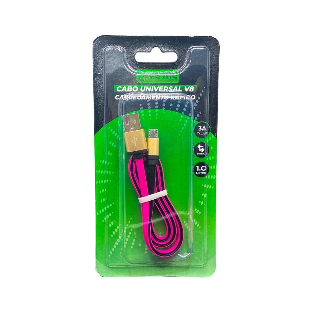 Cabo Universal V8 Usb encartelados Leve Me | Martins Atacado