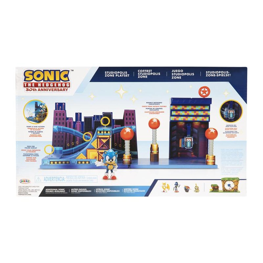 Playset Sonic The Hedgehog Studiopolis | Martins Atacado