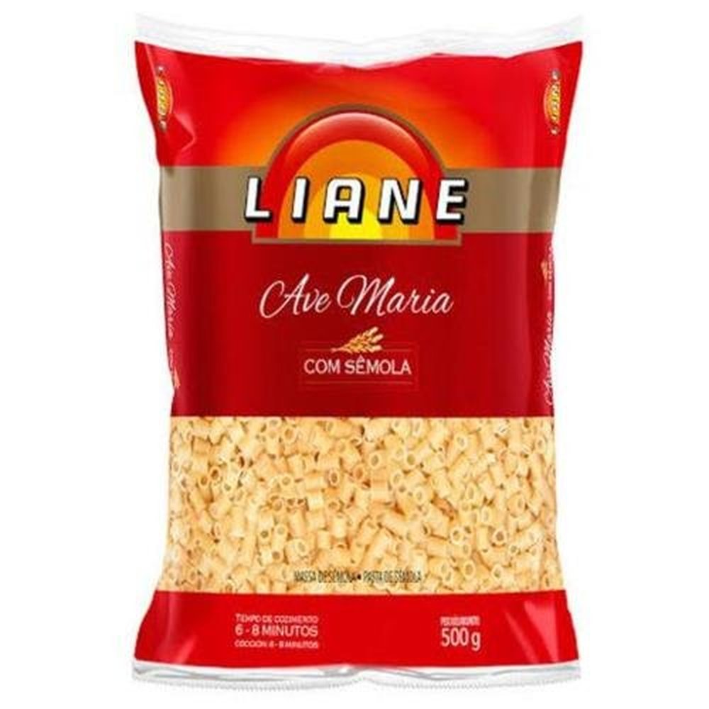 Macarrao Liane Ave Maria Semola 24X500Gramas | Martins Atacado