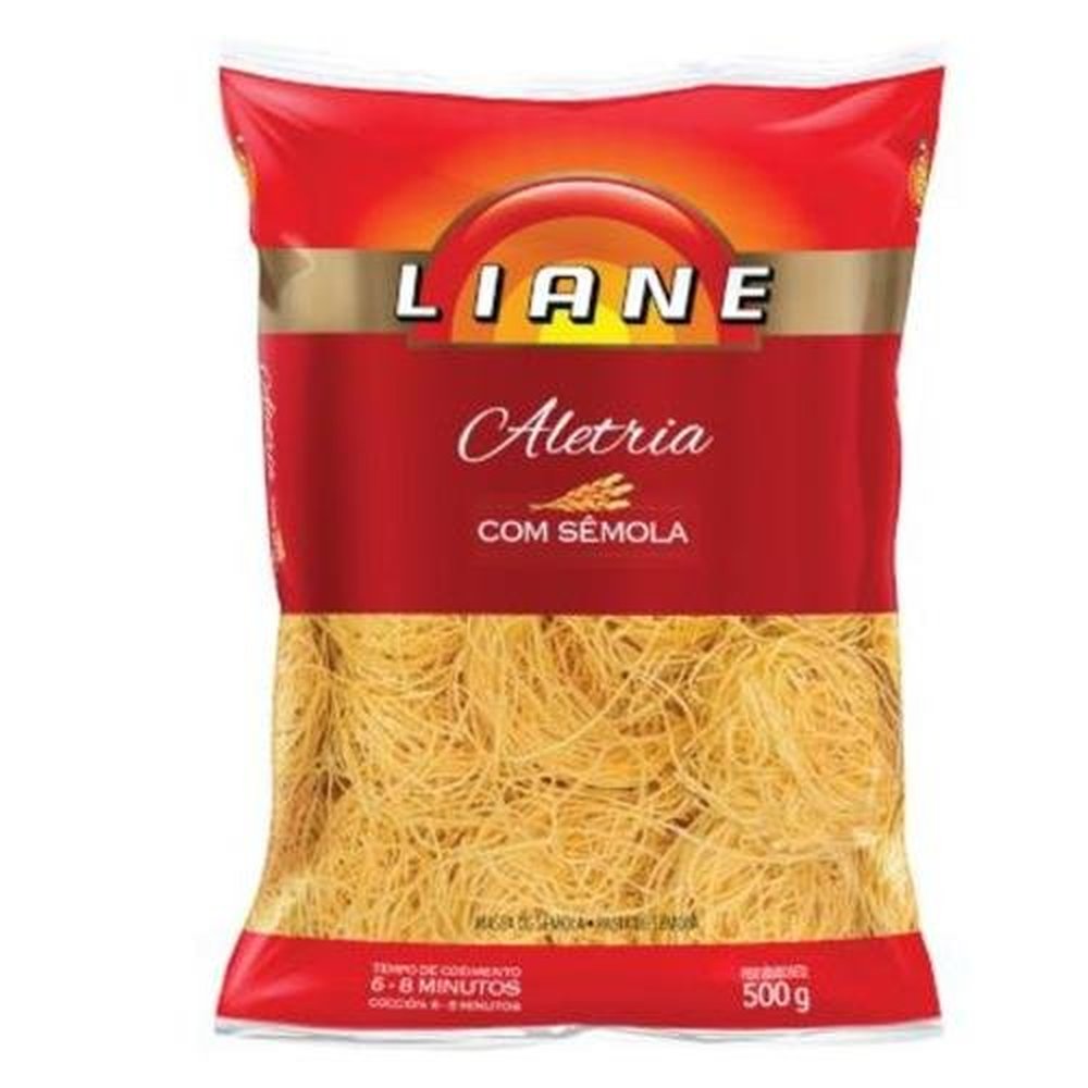 Macarrao Liane Aletria Semola 20X500Gramas | Martins Atacado