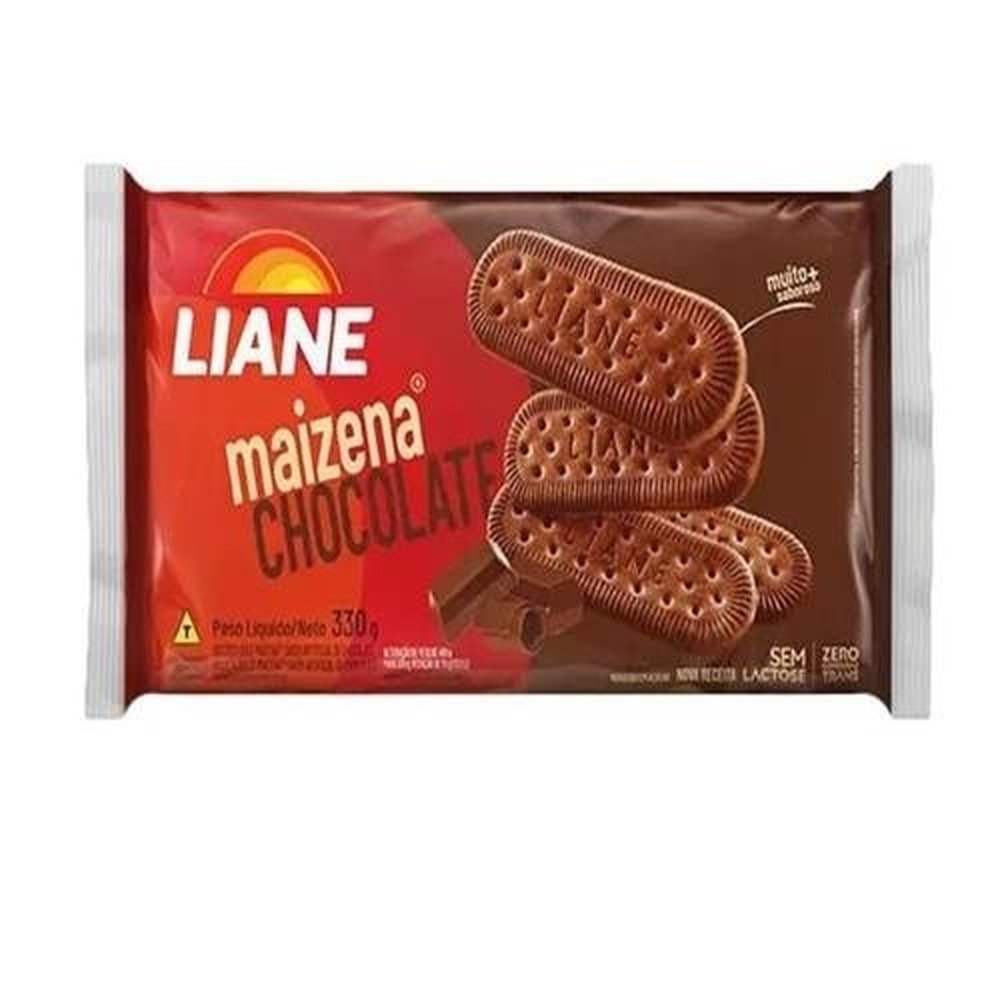 Biscoito Liane Maizena Chocolate 30X330Gramas | Martins Atacado