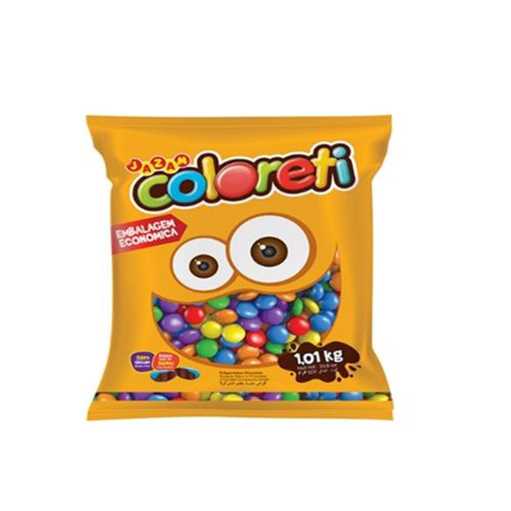 Chocolate Coloreti Jazam 1Kg | Martins Atacado