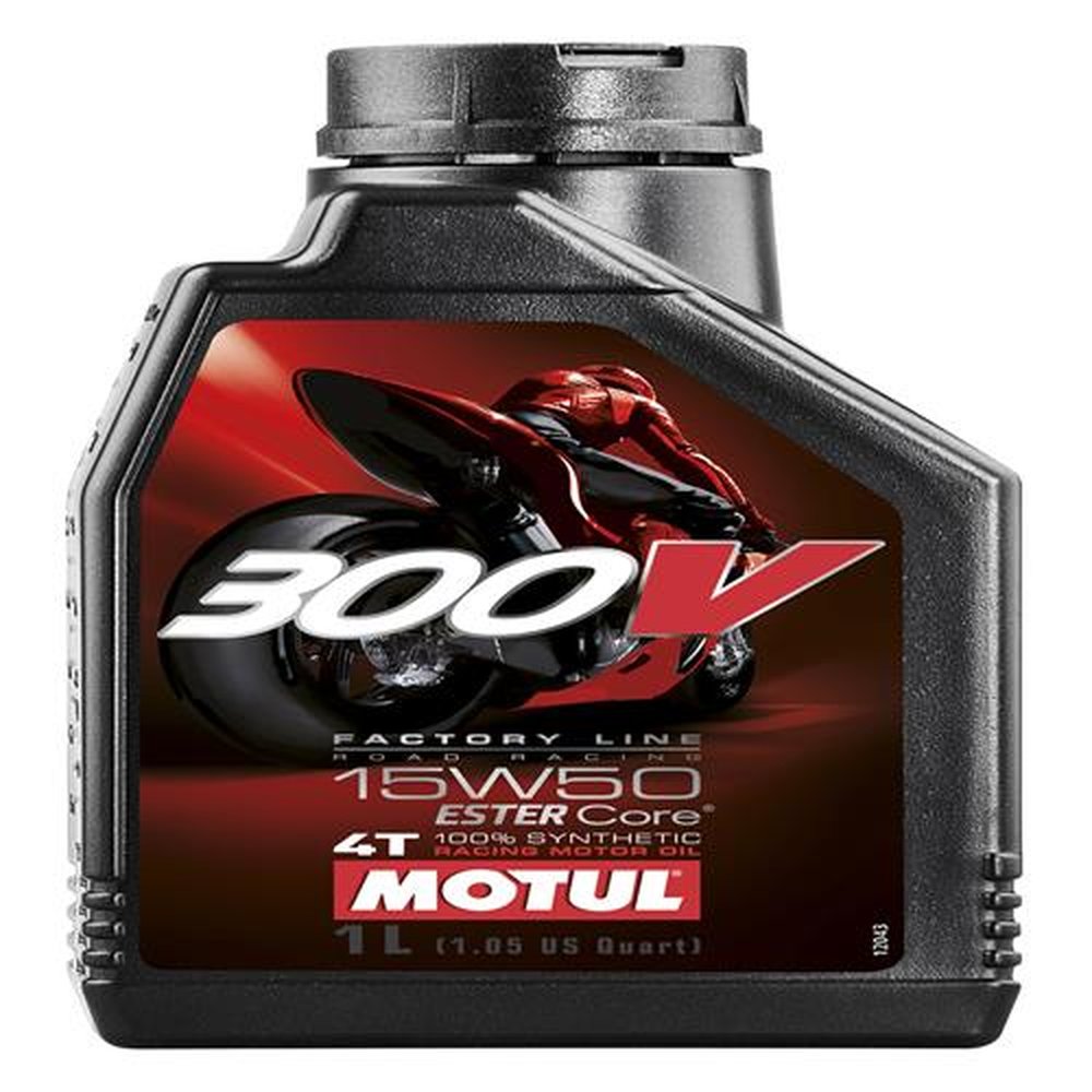Óleo de Motor 100% Sintético Motul 300V Factory Line Road Racing 15W50 1 Litro | Martins Atacado