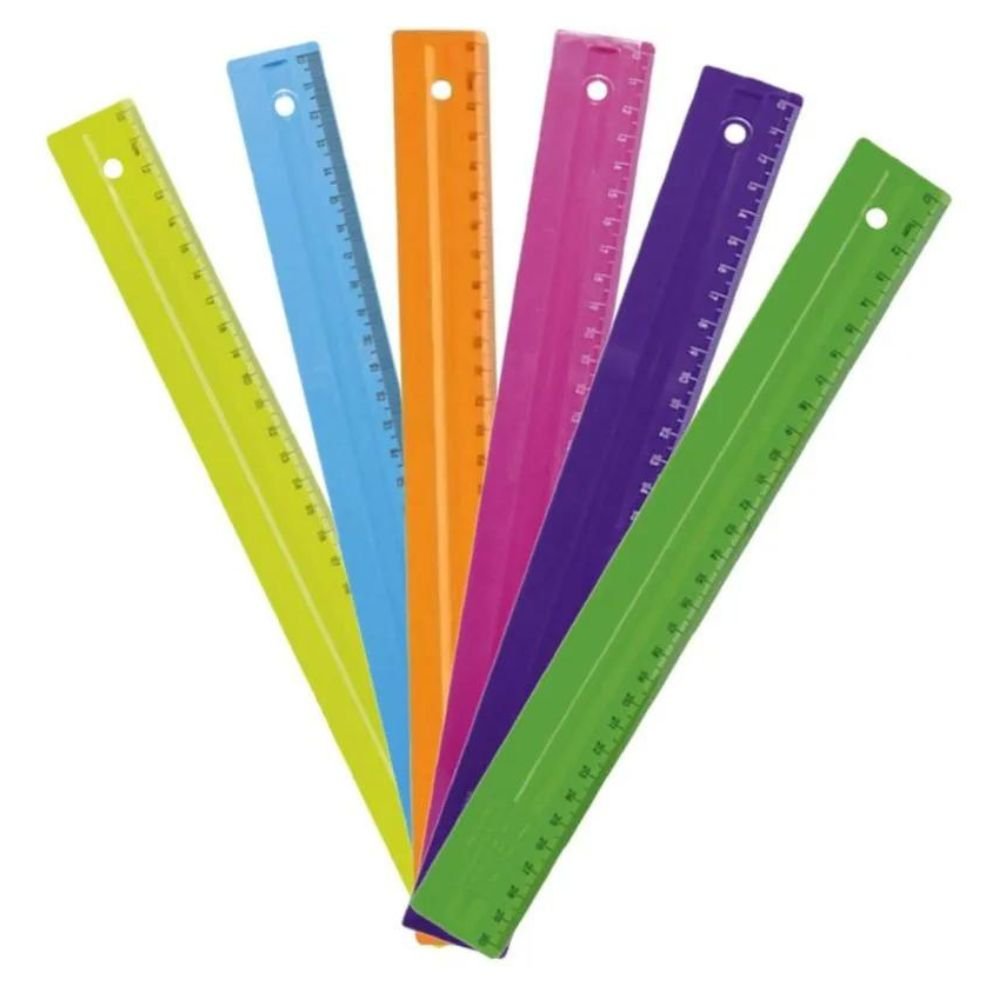 Regua de 30 Cm Pop Sortida 3113.s.0100 - Dello | Martins Atacado