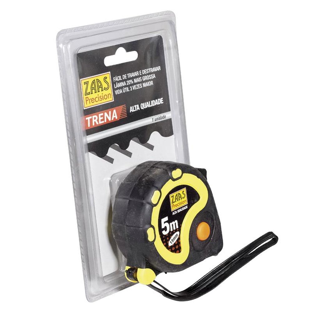 Trena De Aço Com Trava 3 Metros - Emborrachada Zaas | Martins Atacado