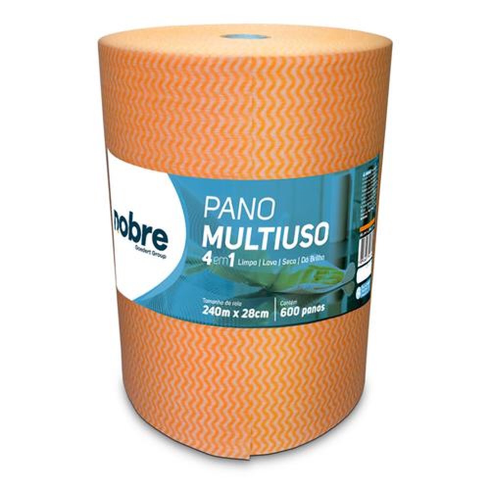 Pano Multiuso Slim Rolo Com 28Cm X 240M Picotado Aproximadamente 40Cm ...