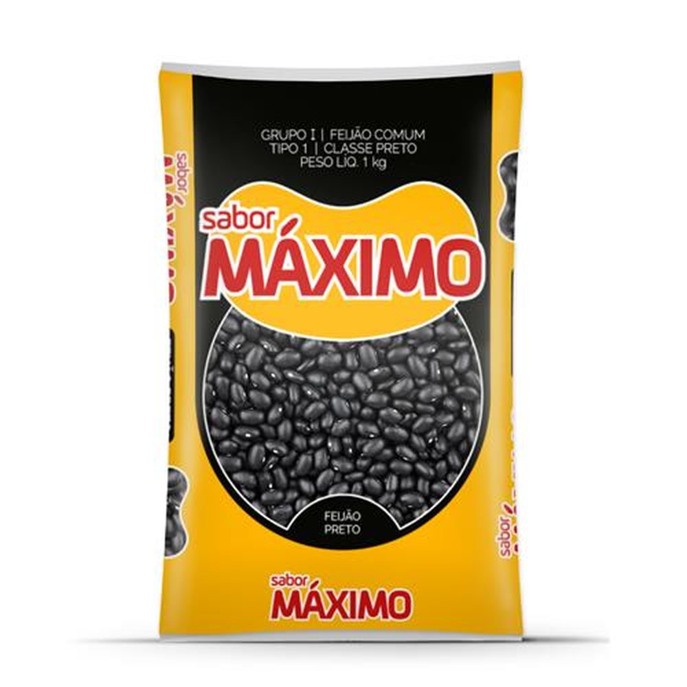 Feijão Preto Máximo Embalagem 10X1Kg | Martins Atacado